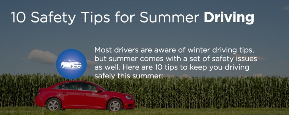 Summer Driving Safety Tips [Slideshow]